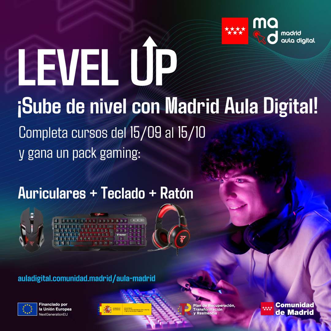 Fórmate, infórmate… ¡y participa en nuestro sorteo LEVEL UP! – Cursos programados