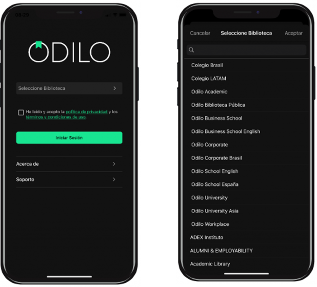 Aplicación móvil – ODILO Help Center